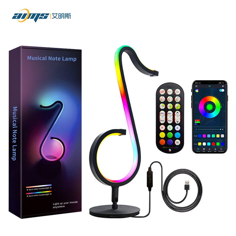 Led Musicial Note Lamp | RGB IC Lights