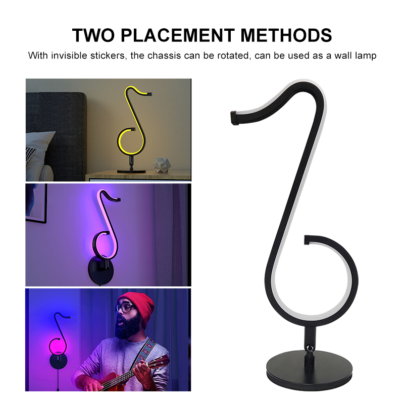 Led Musicial Note Lamp | RGB IC Lights