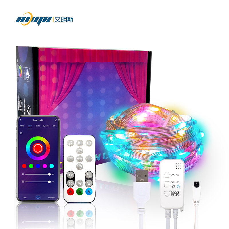 RGBIC Led Curtain String Light | RGB IC Lights