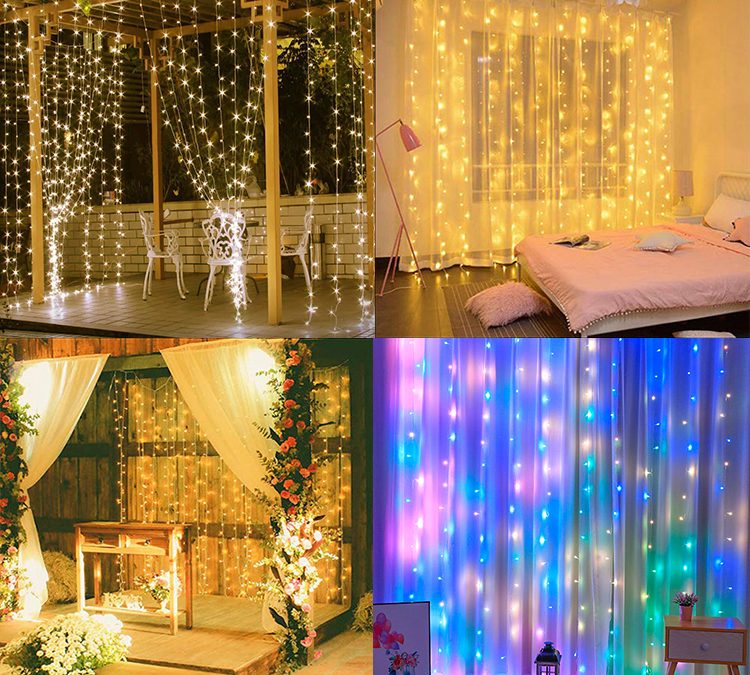 Use the String Light to Decorate your Curtain | RGB IC Lights