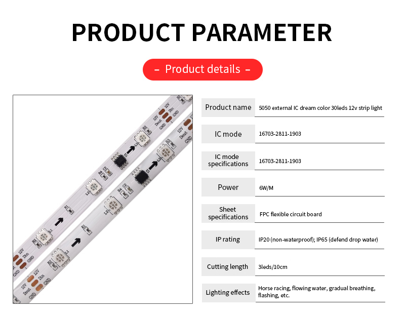 12V RGBIC Led Strip Kit | RGBIC Lights